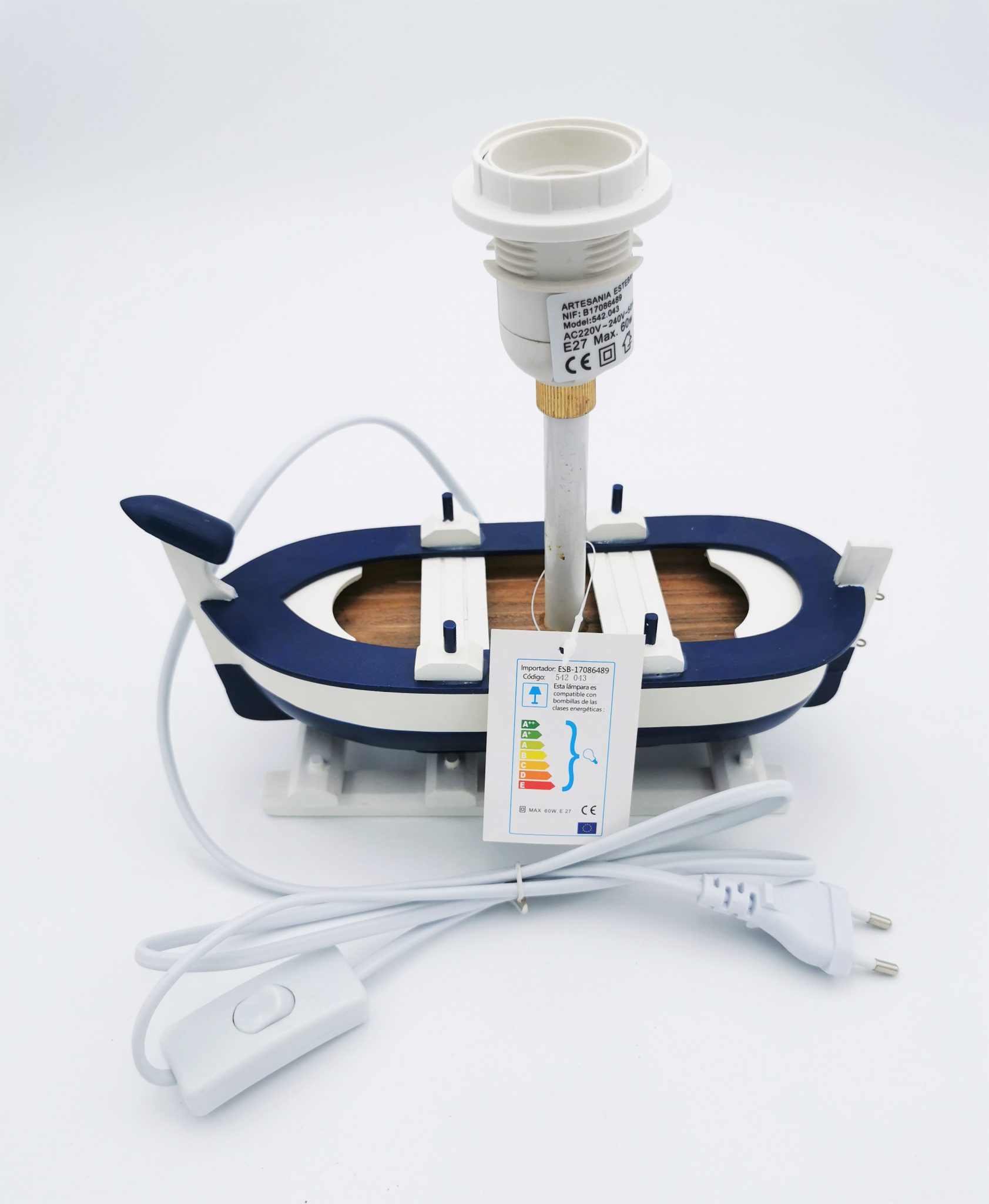 Lámpara Barca 47x30x14cm | Nauticalmania